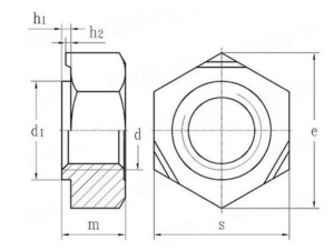 Hex Nut Size Chart (Metric & Imperial) - Hex Nut Dimensions, Weight ...